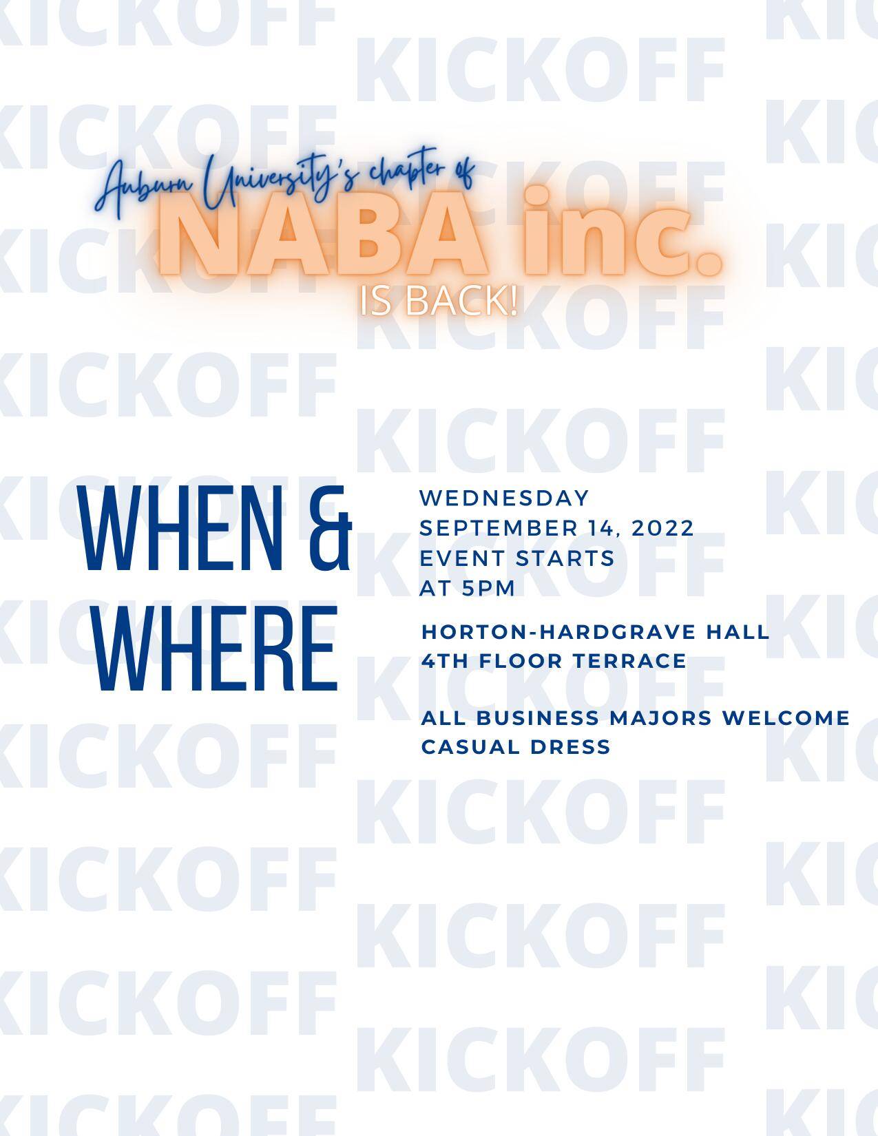 NABA Kick-off Event